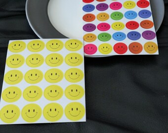 Bulk Smiley Face Sticker - Etsy