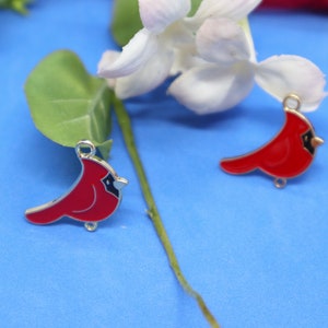 Cardinal Charm - Etsy