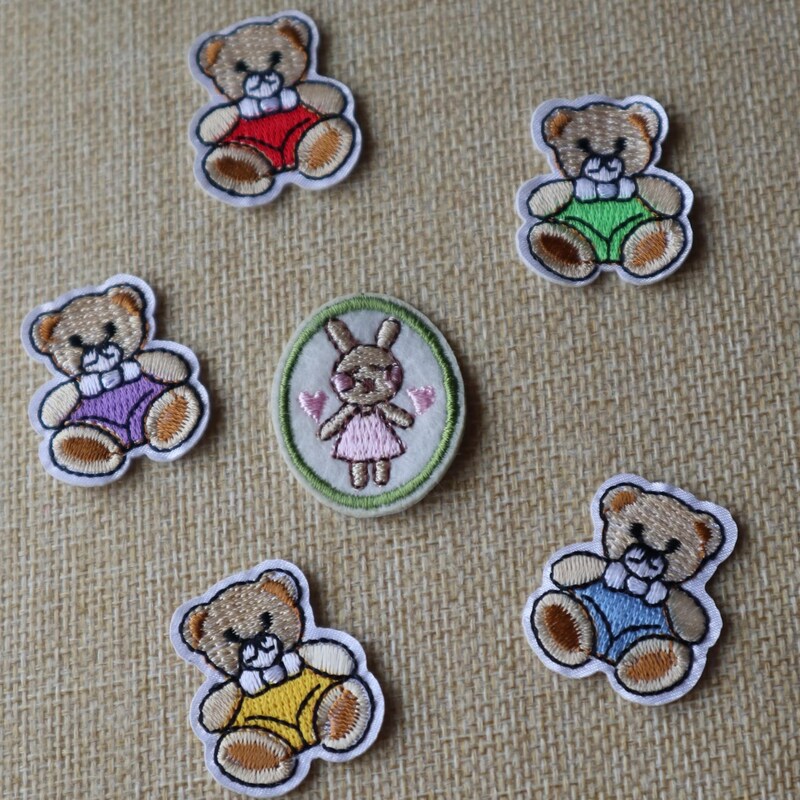 Fabric Teddy Bear Patch - Etsy