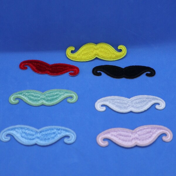 Mustache Iron On - Etsy