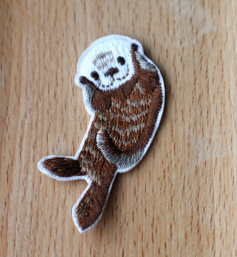 Set of 3pcs 60pcs Bulk Lot Small Animal Otter Beaver Embroidered Iron ...
