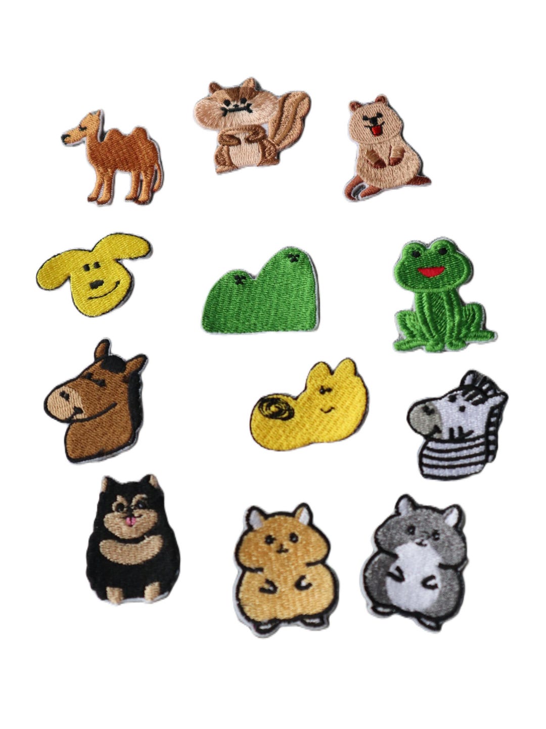 Set of 12pcs Bulk Lot Small Cartoon Collection Camel Frog Horse Cat Dog ...
