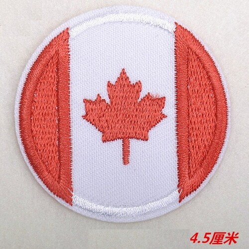 CANADA National Flag Embroidered Iron on Sew on Patch Badge - Etsy Canada