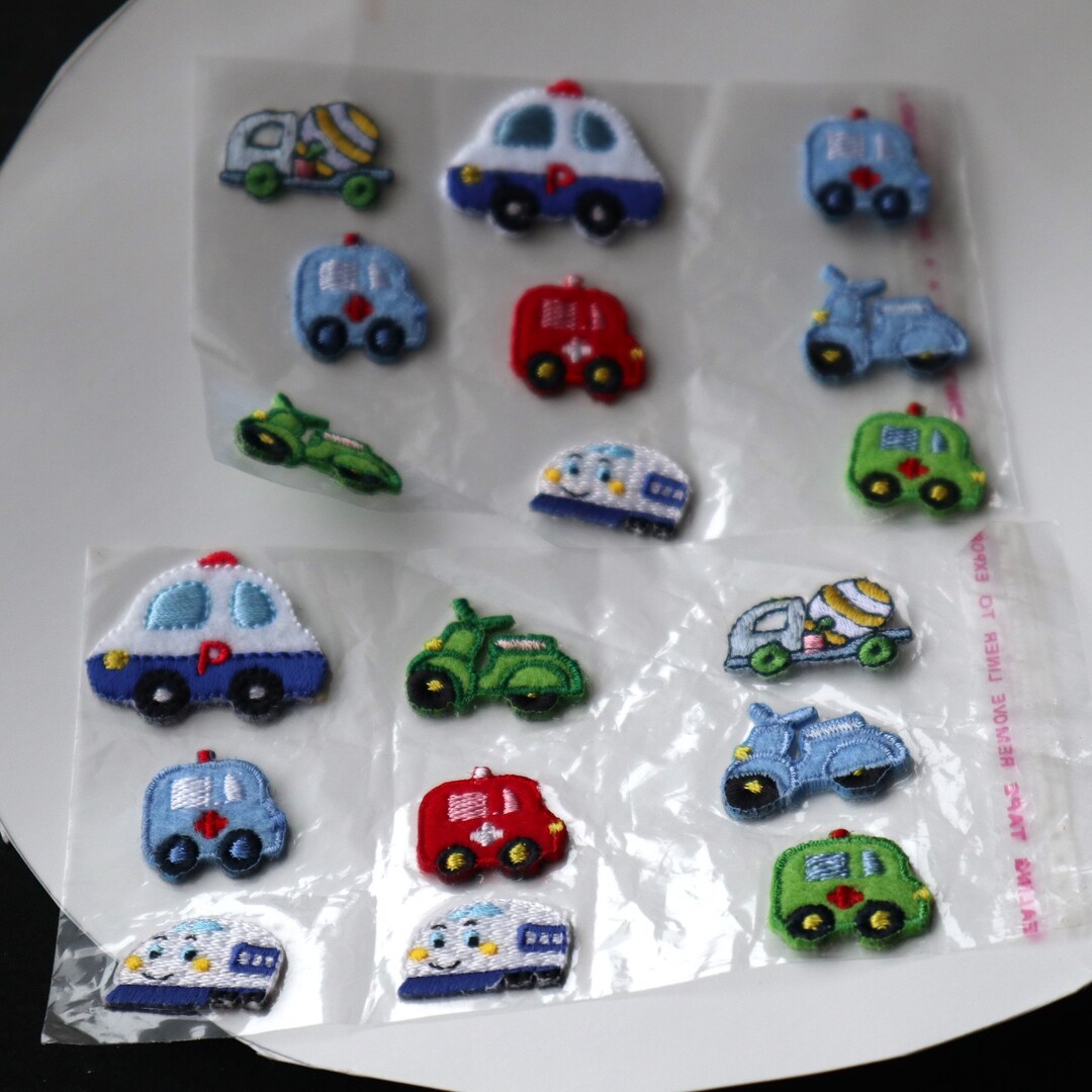 Set of 18pcs Bulk Lot Small Tiny Mini Self Adhesive Transportation ...