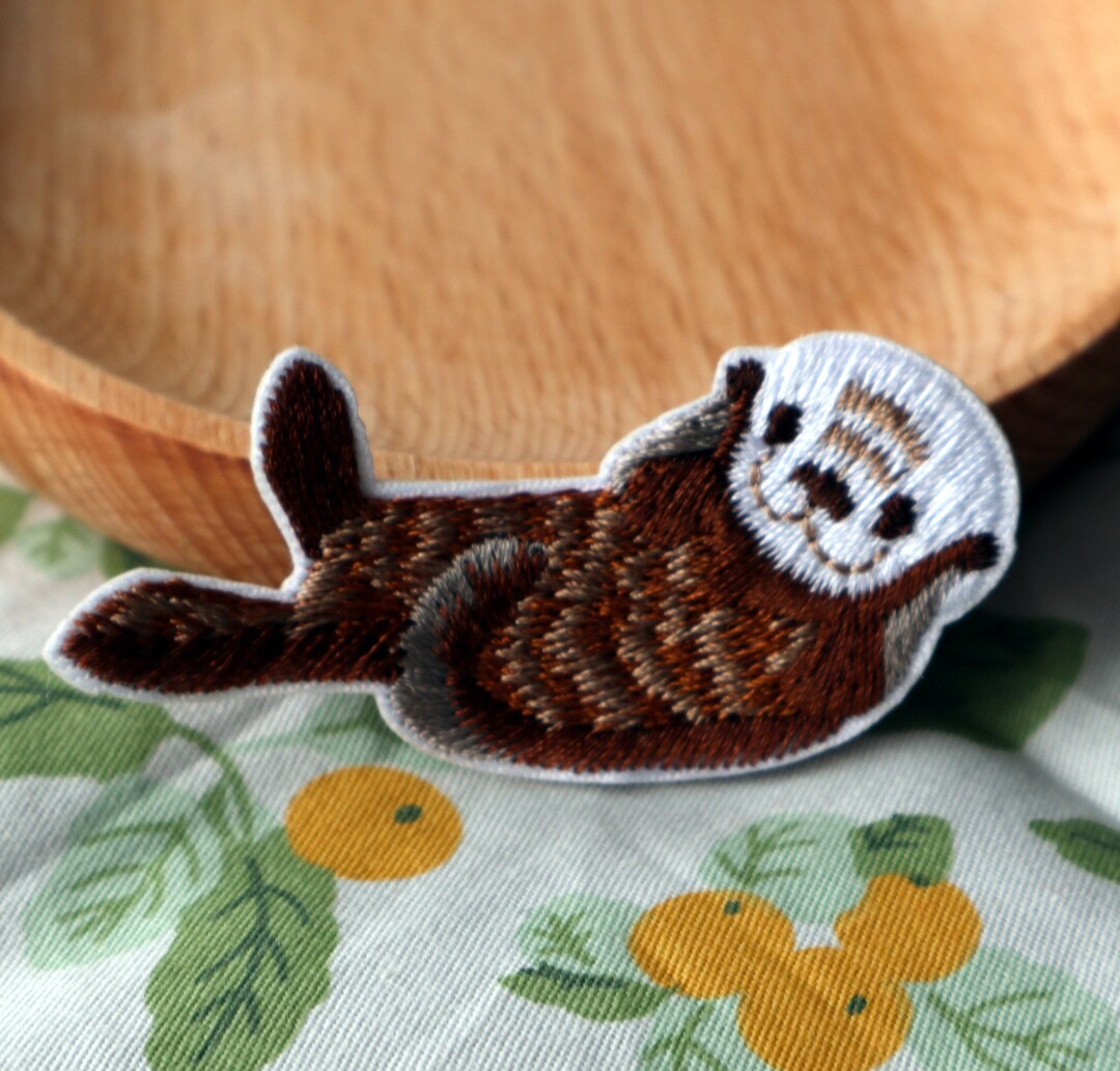 Set of 3pcs 60pcs Bulk Lot Small Animal Otter Beaver Embroidered Iron ...