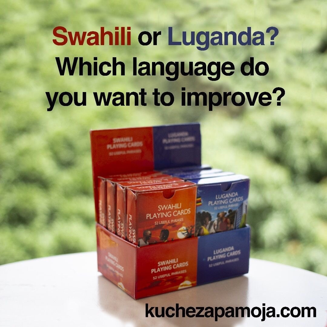Swahili - English Playing Cards - Etsy