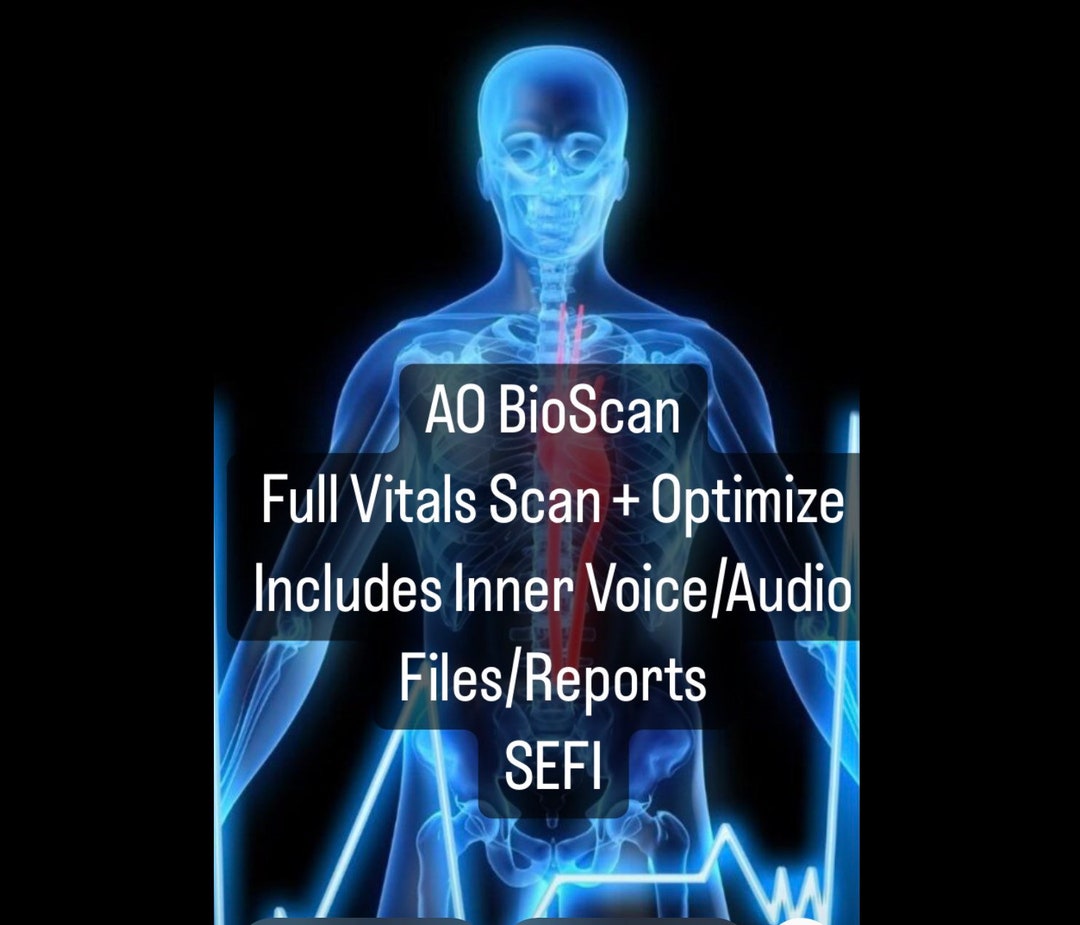 AO Bioscan Vitals Scan Inner Voice SEFI - Etsy Canada