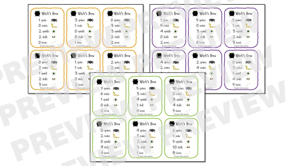 Witch’s Brew Recipe Task Cards | Halloween Witch Differentiated ...