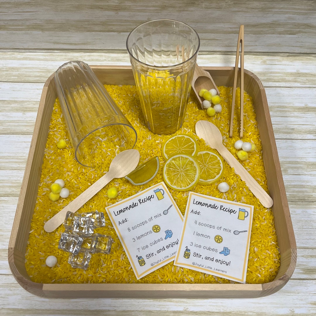 Lemonade Sensory Bin | Summer Sensory Bin - Etsy Canada