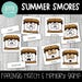 Summer Smores Feelings Match Card Game | S’mores Emotion Card Activity ...