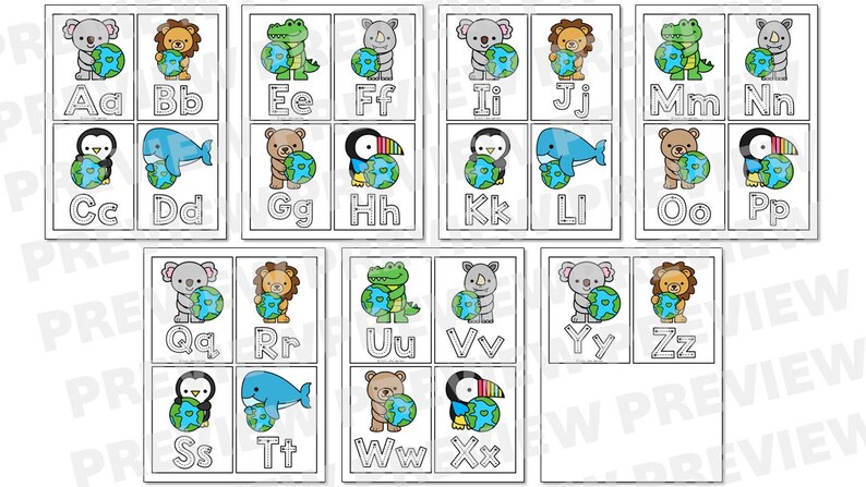 Earth Day Letter Formation Task Cards | Spring Handwriting Dry-erase ...