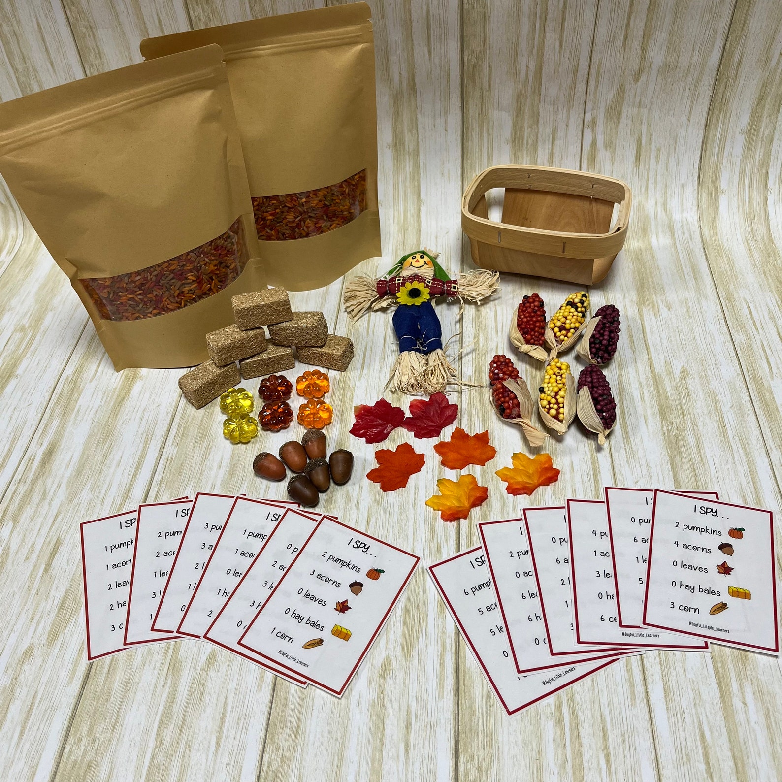 Fall “I Spy” Sensory Bin | Autumn Sensory Bin - Etsy