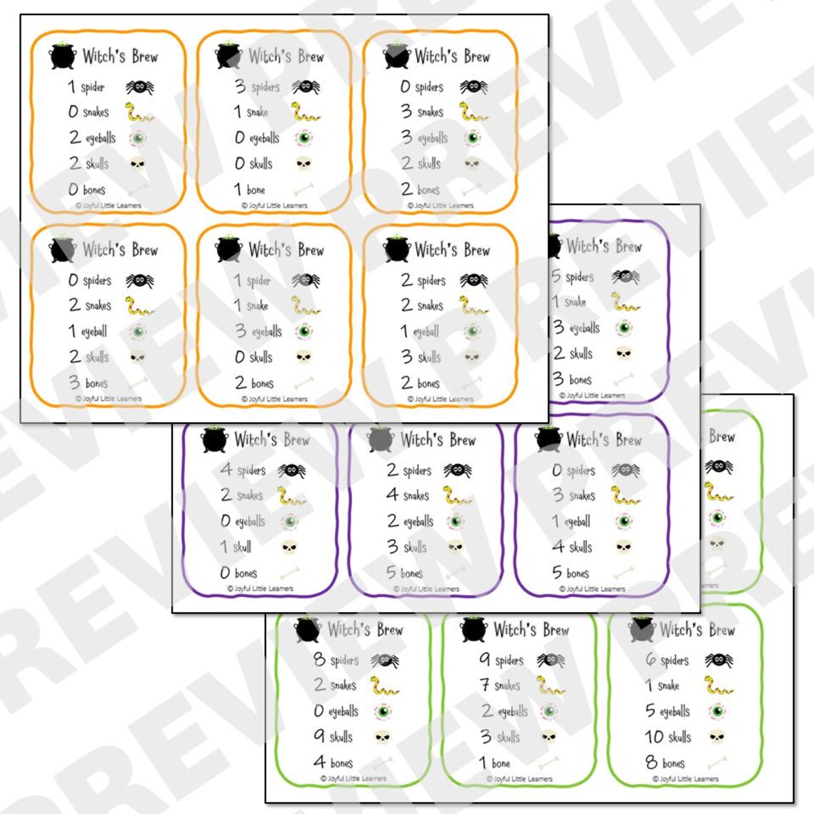 Witch’s Brew Recipe Task Cards | Halloween Witch Differentiated ...