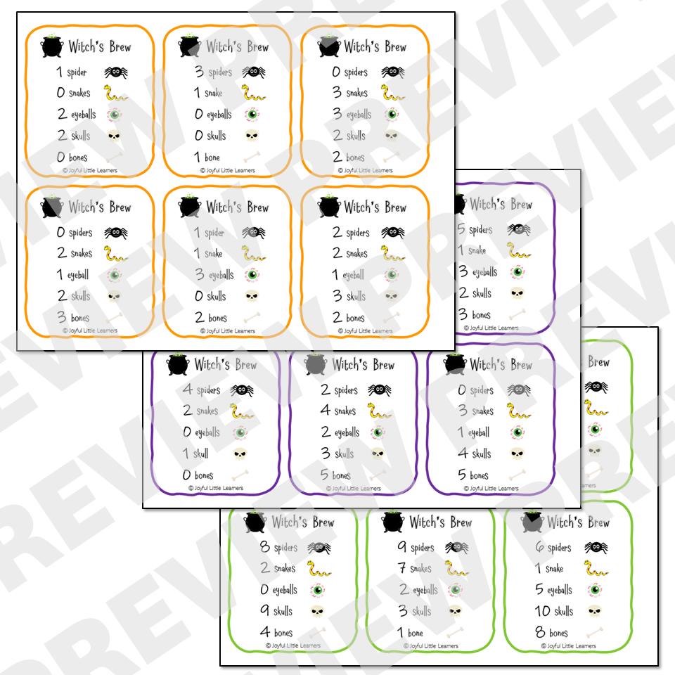 Witch’s Brew Recipe Task Cards | Halloween Witch Differentiated ...