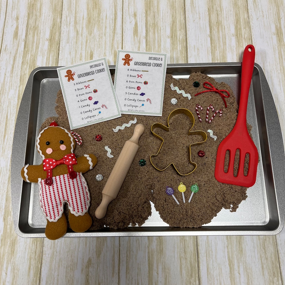 Gingerbread Cookie Baking Sensory Bin - Etsy
