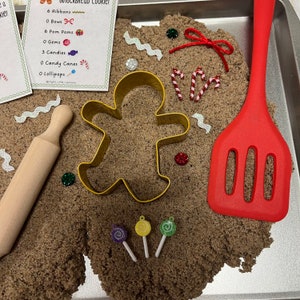 Gingerbread Cookie Baking Sensory Bin - Etsy