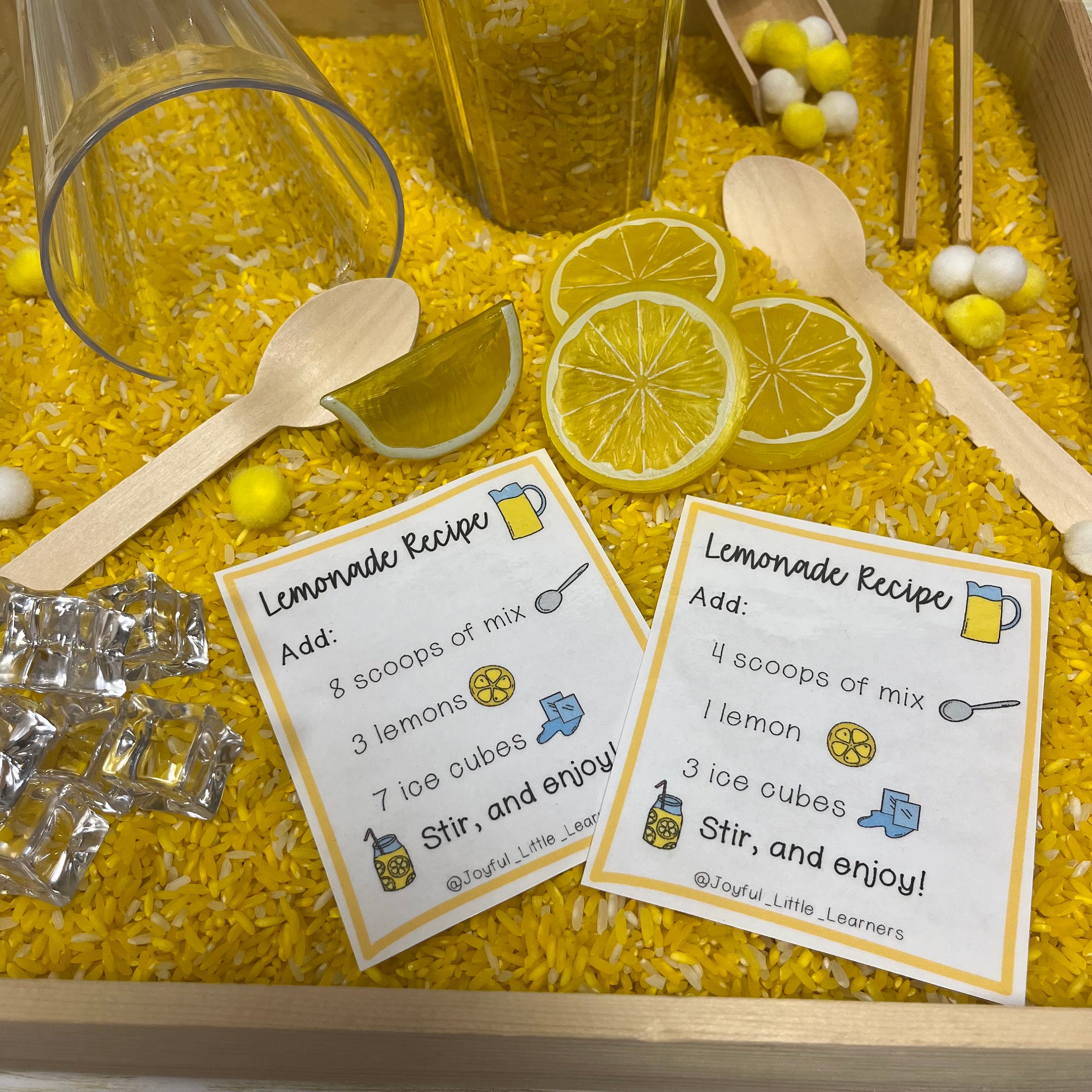 Lemonade Sensory Bin Summer Sensory Bin - Etsy Canada