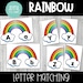 St. Patrick’s Day Rainbows ABC Letter Matching | Spring Rainbow ...