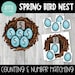 Bird Nest Number Matching & Counting | Spring Number Identification ...