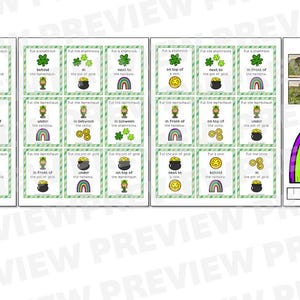 Leprechaun Preposition Cards | St. Patrick’s Day Spatial Concept ...