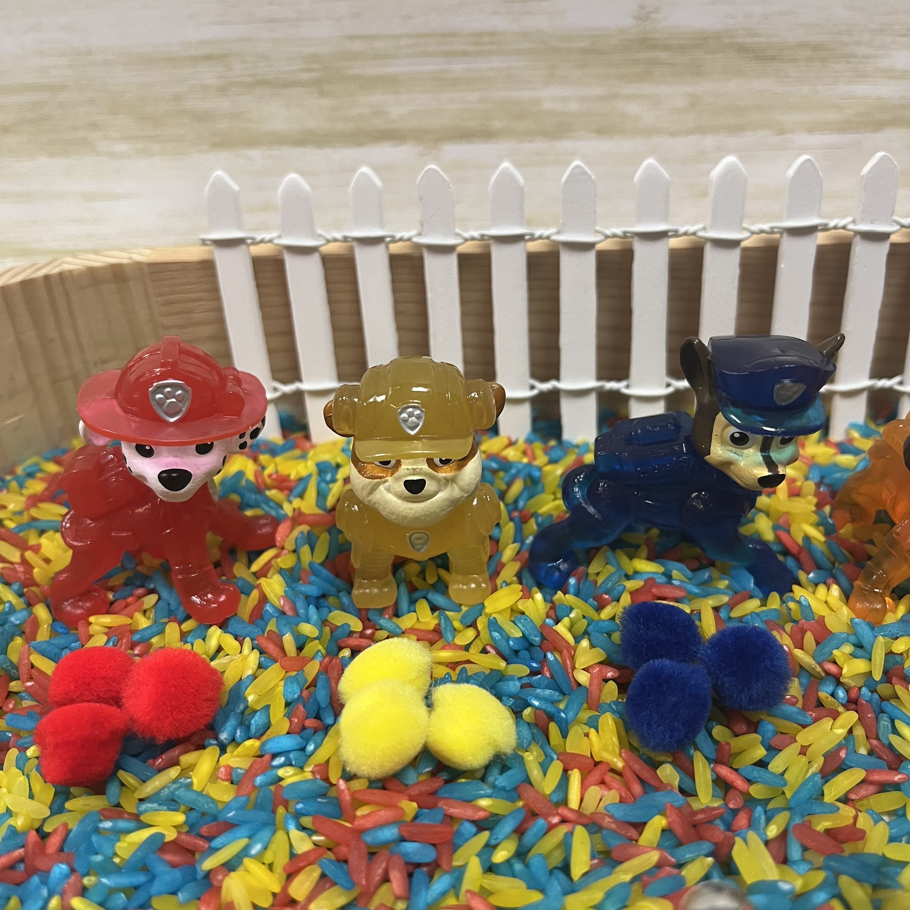 PAW Patrol Sensory Bin Featuring Spatial Concept Cards - Etsy
