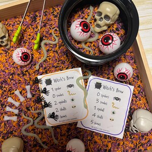 Witch’s Brew Sensory Bin | Halloween Sensory Bin - Etsy