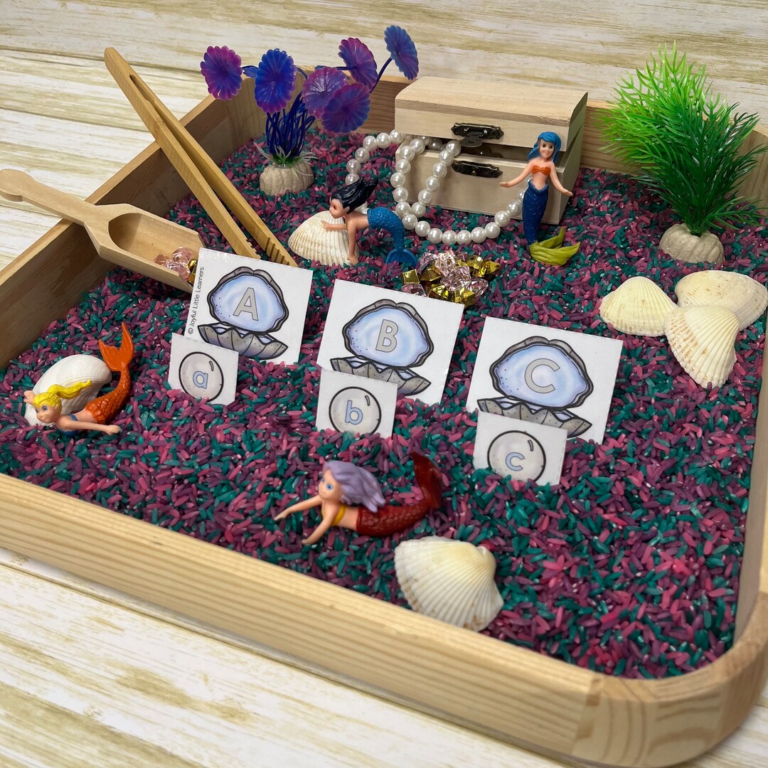 Mermaid Sensory Bin | Under the Sea Sensory Bin - Etsy