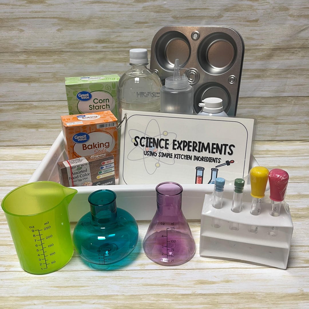 Science Experiments Sensory Bin | STEM Sensory Bin - Etsy