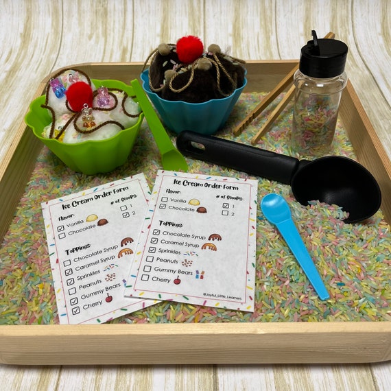 Ice Cream Sensory Bin - Etsy