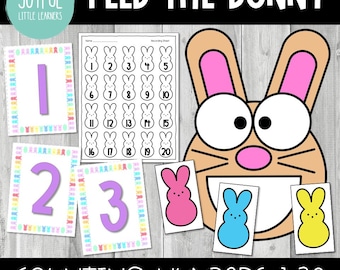 Feed the Bunny Letter Recognition | Feed Me Easter Spring Letter Naming ...