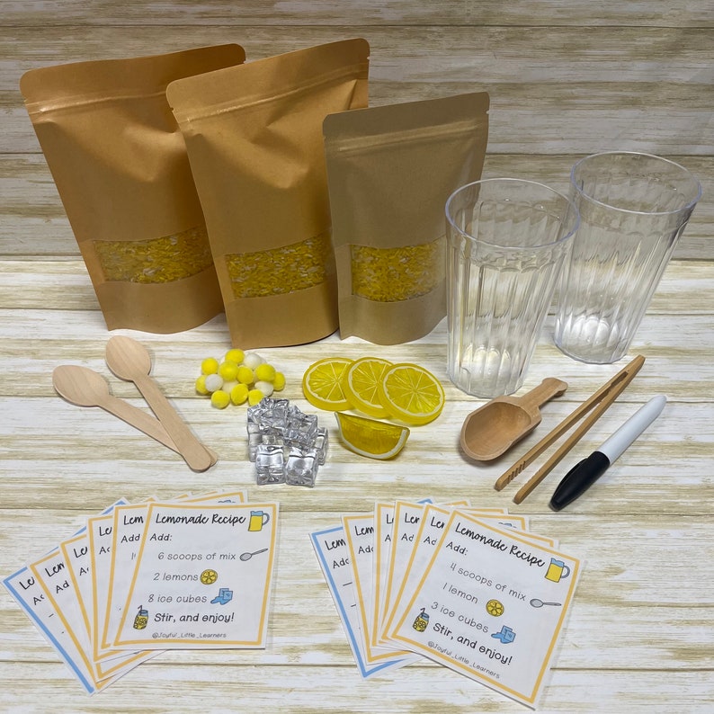 Lemonade Sensory Bin | Summer Sensory Bin - Etsy