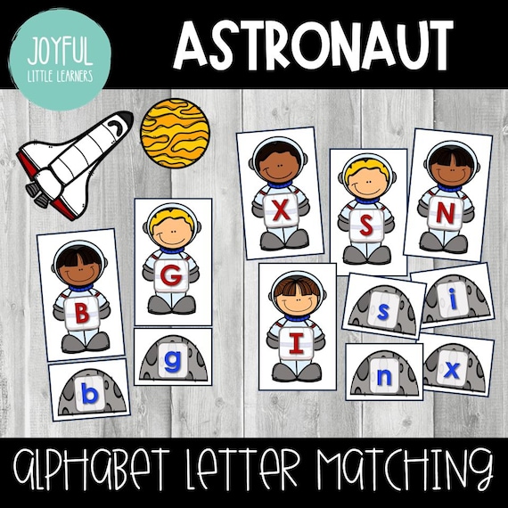 Letter A Astronaut