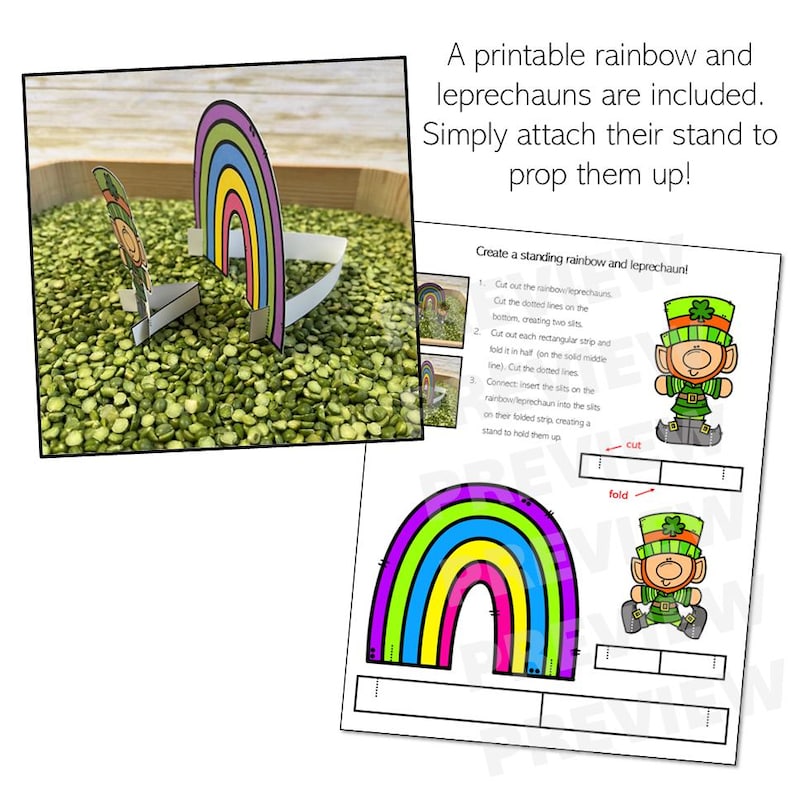 Leprechaun Preposition Cards | St. Patrick’s Day Spatial Concept ...
