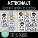 Outer Space Astronaut ABC Letter Matching Printable Digital Download - Etsy