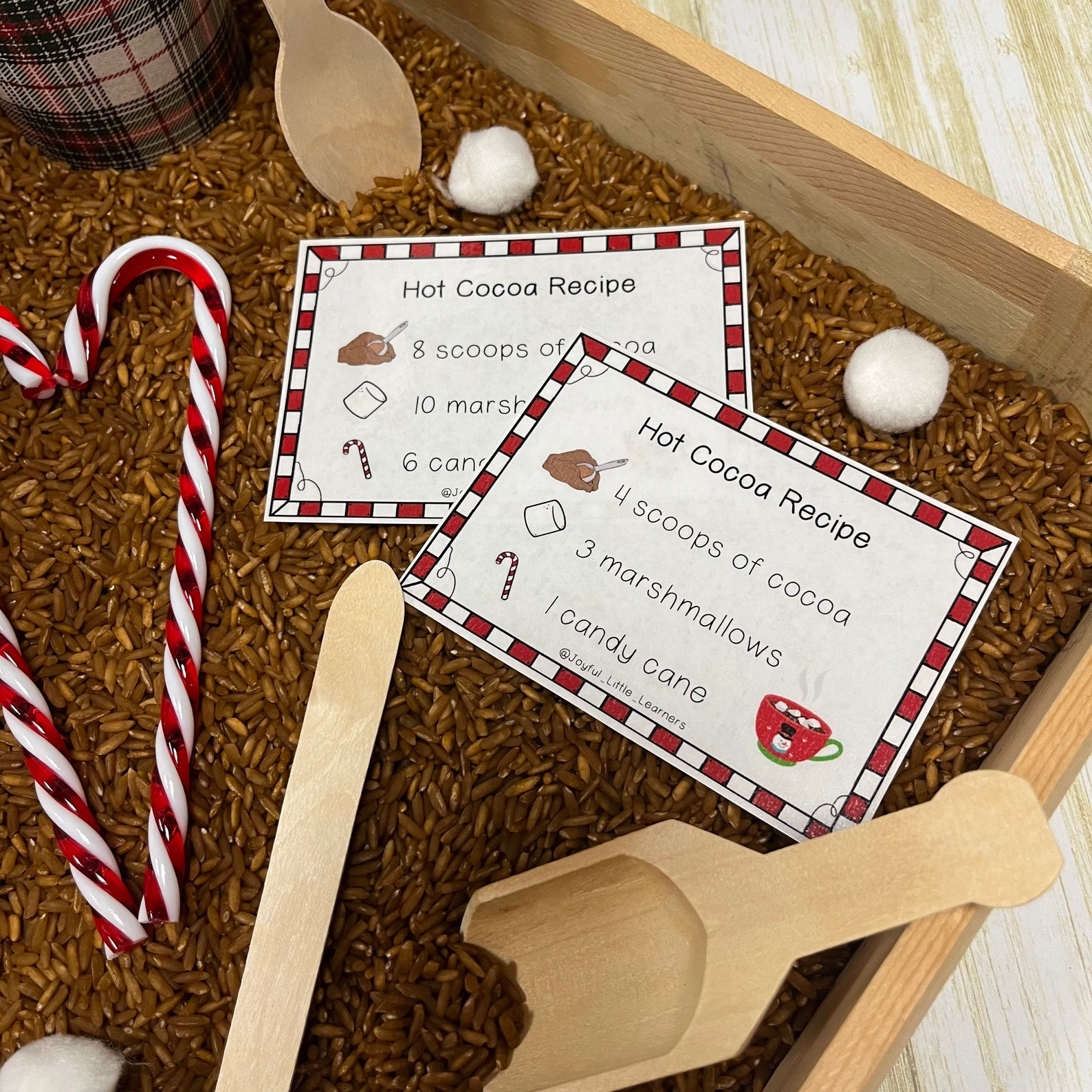 Hot Cocoa Sensory Bin | Hot Chocolate Winter Sensory Bin - Etsy