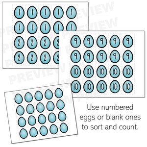 Bird Nest Number Matching & Counting | Spring Number Identification ...