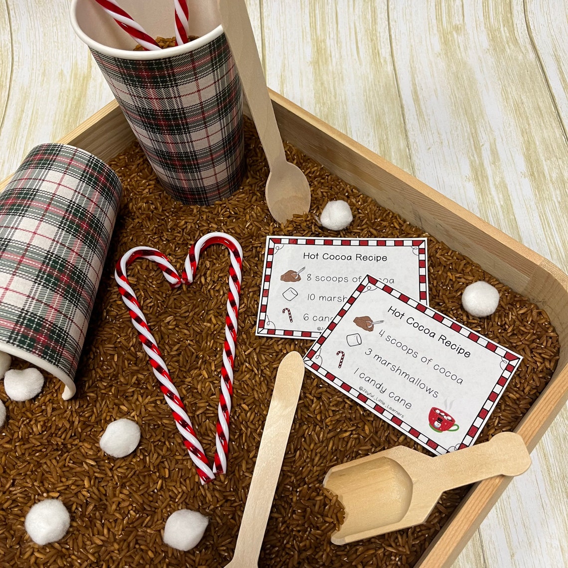 Hot Cocoa Sensory Bin - Etsy