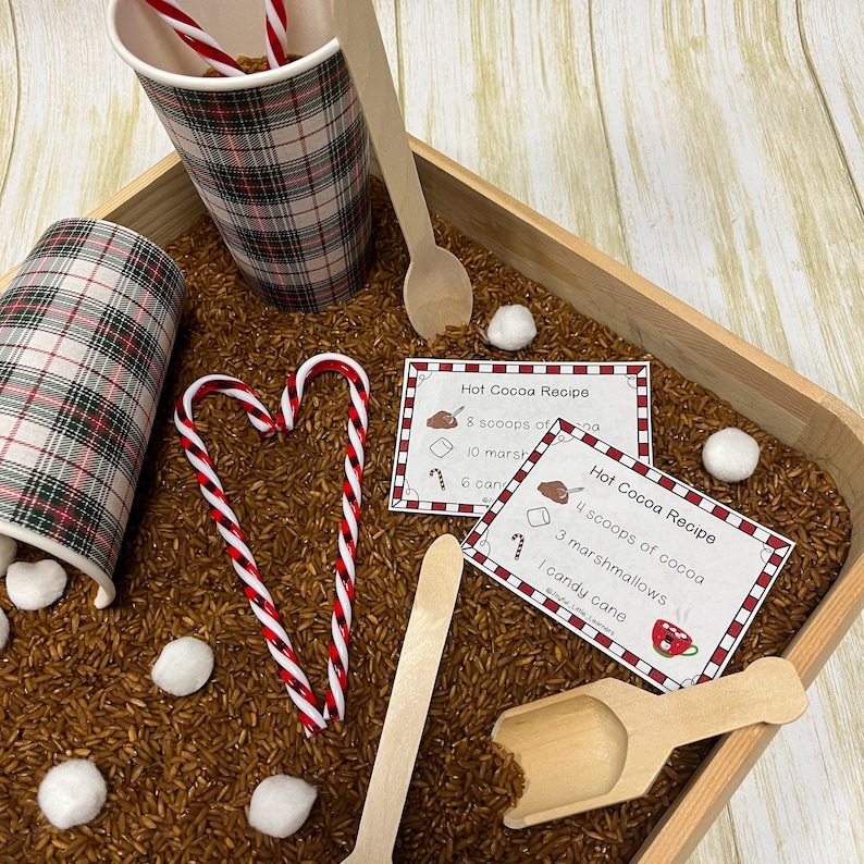 Hot Cocoa Sensory Bin - Etsy