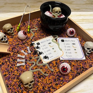 Witch’s Brew Sensory Bin | Halloween Sensory Bin - Etsy