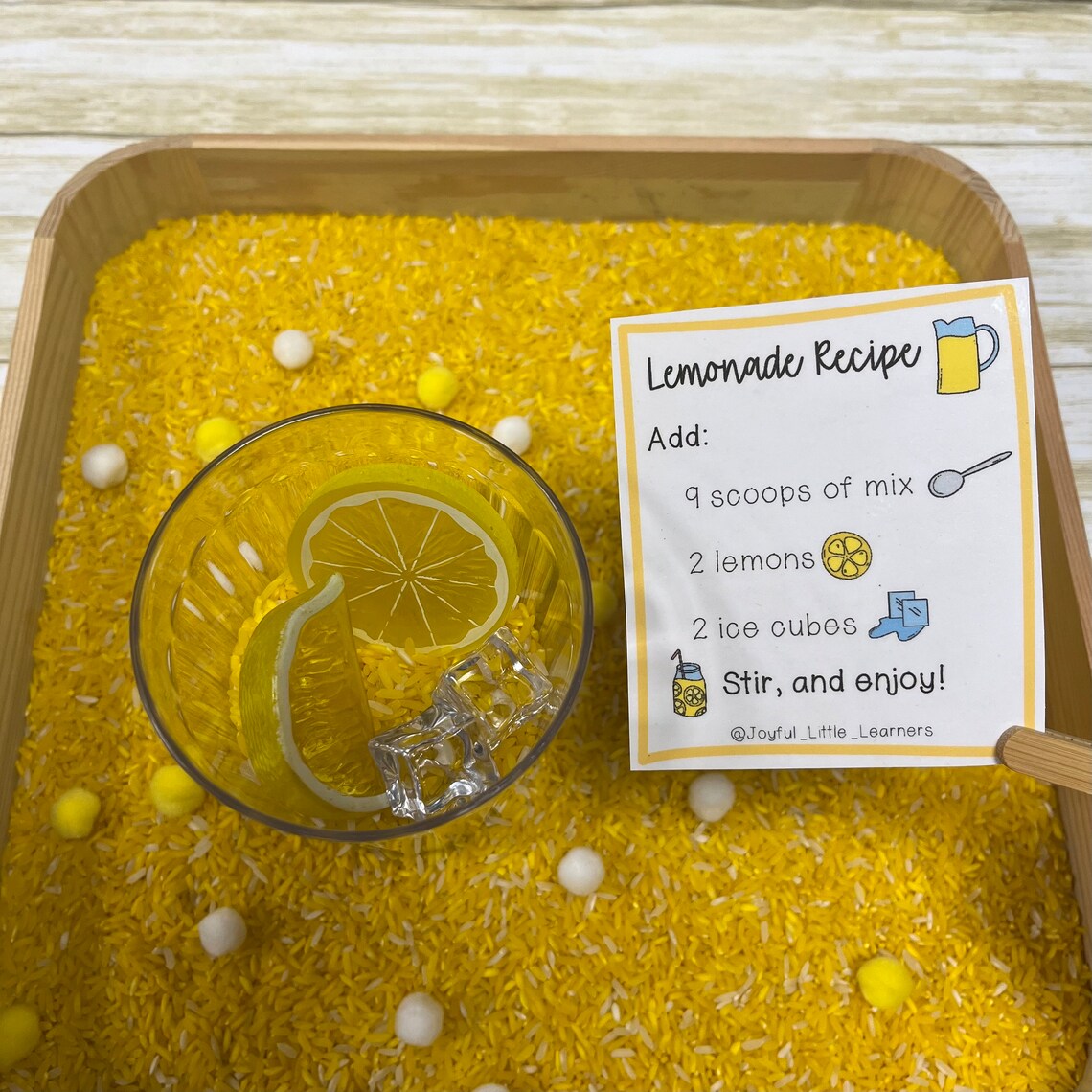 Lemonade Sensory Bin Summer Sensory Bin - Etsy Canada