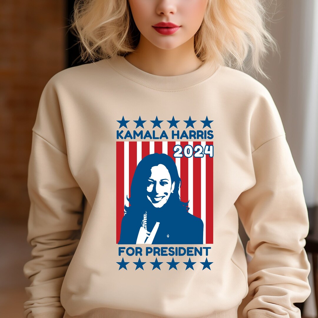 Kamala Harris for President 2024 Sweatshirt, Political Campaign Sweater ...