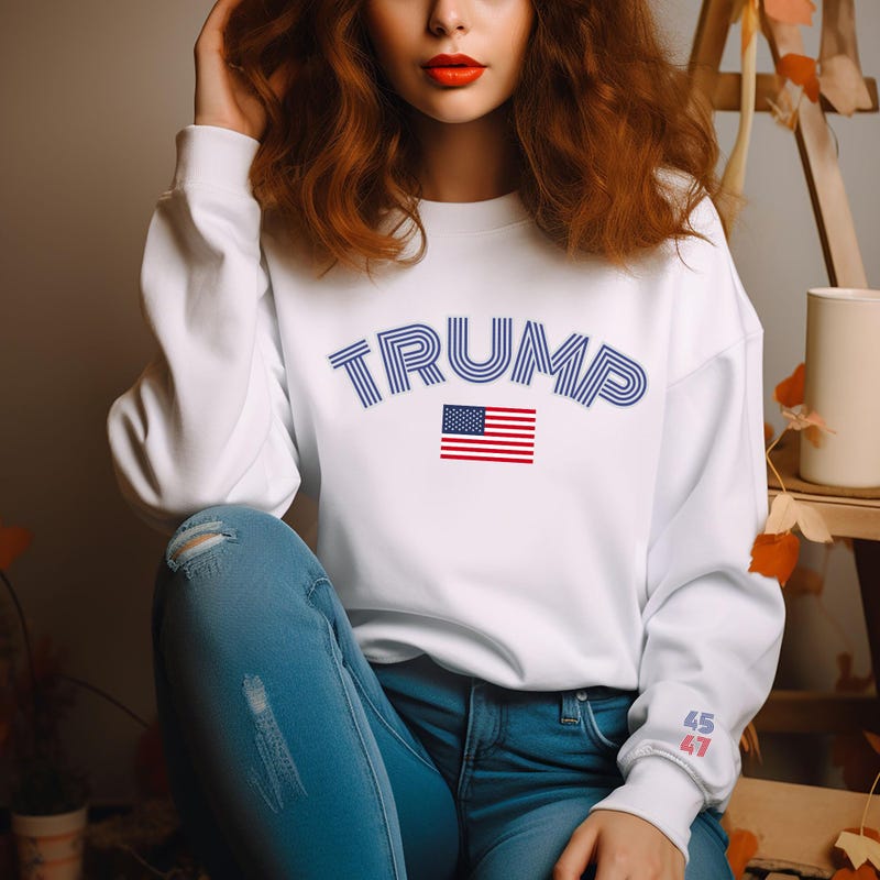 Trump 45 47 Sweatshirt - Etsy