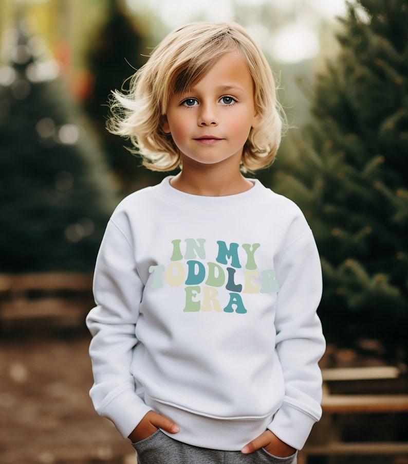In My Toddler Era Sweatshirt, Retro Toddler Sweatshirt, Retro Kids ...