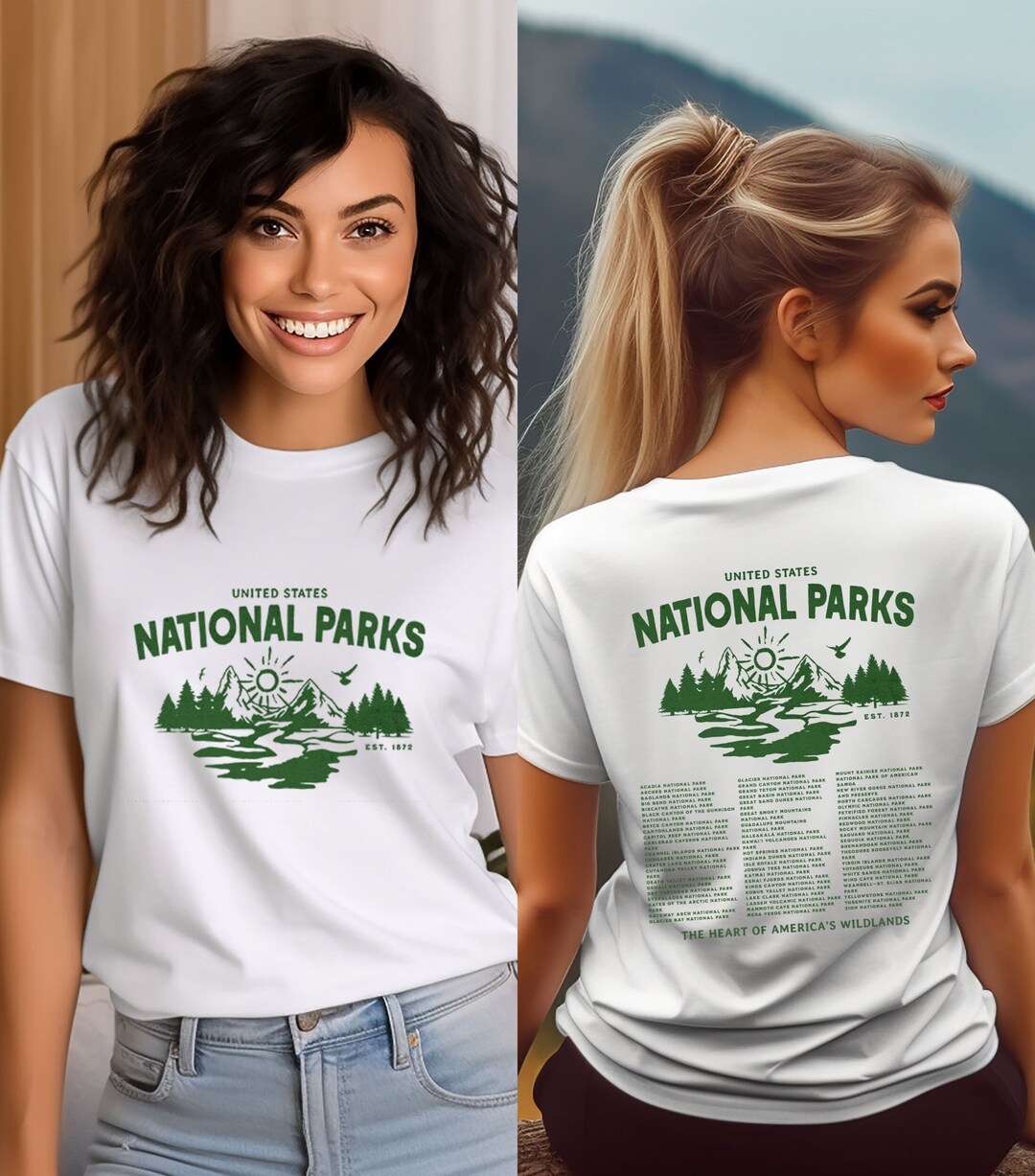 National Parks Crewneck Park Ranger Aesthetic Mountain Shirt,national ...