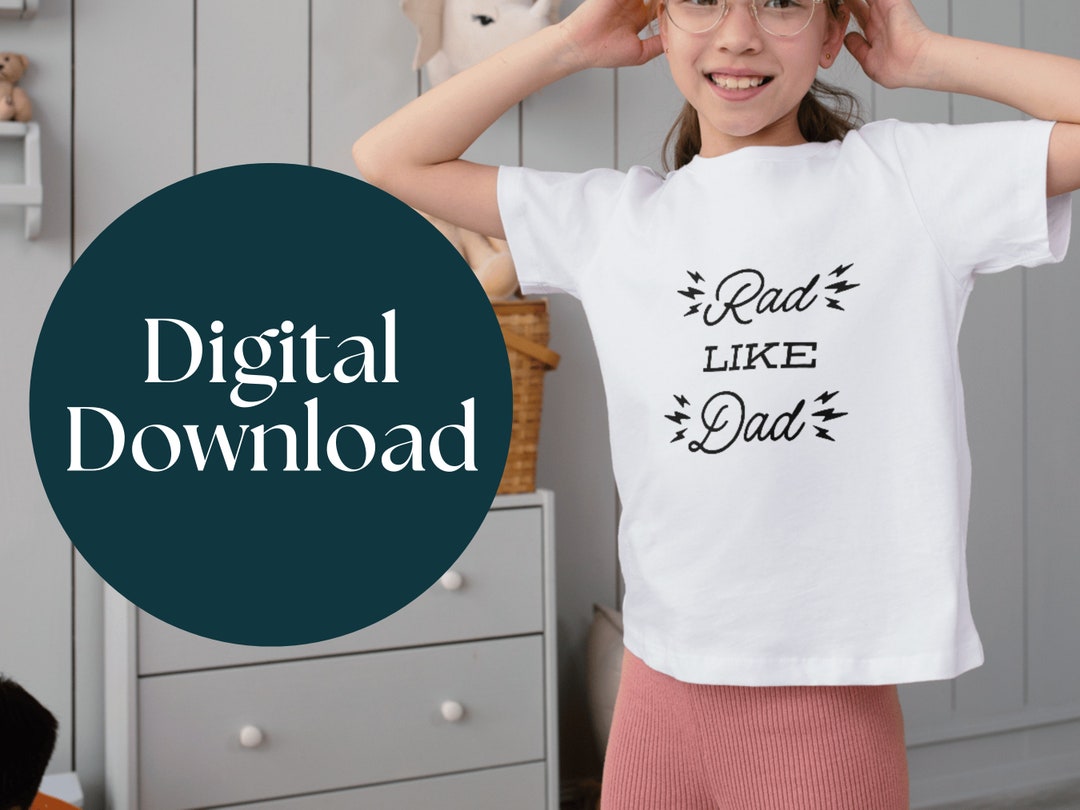 Rad Like Dad SVG, PNG, EPS - Father's Day Gift Svg, Cool Dad Svg, Free ...