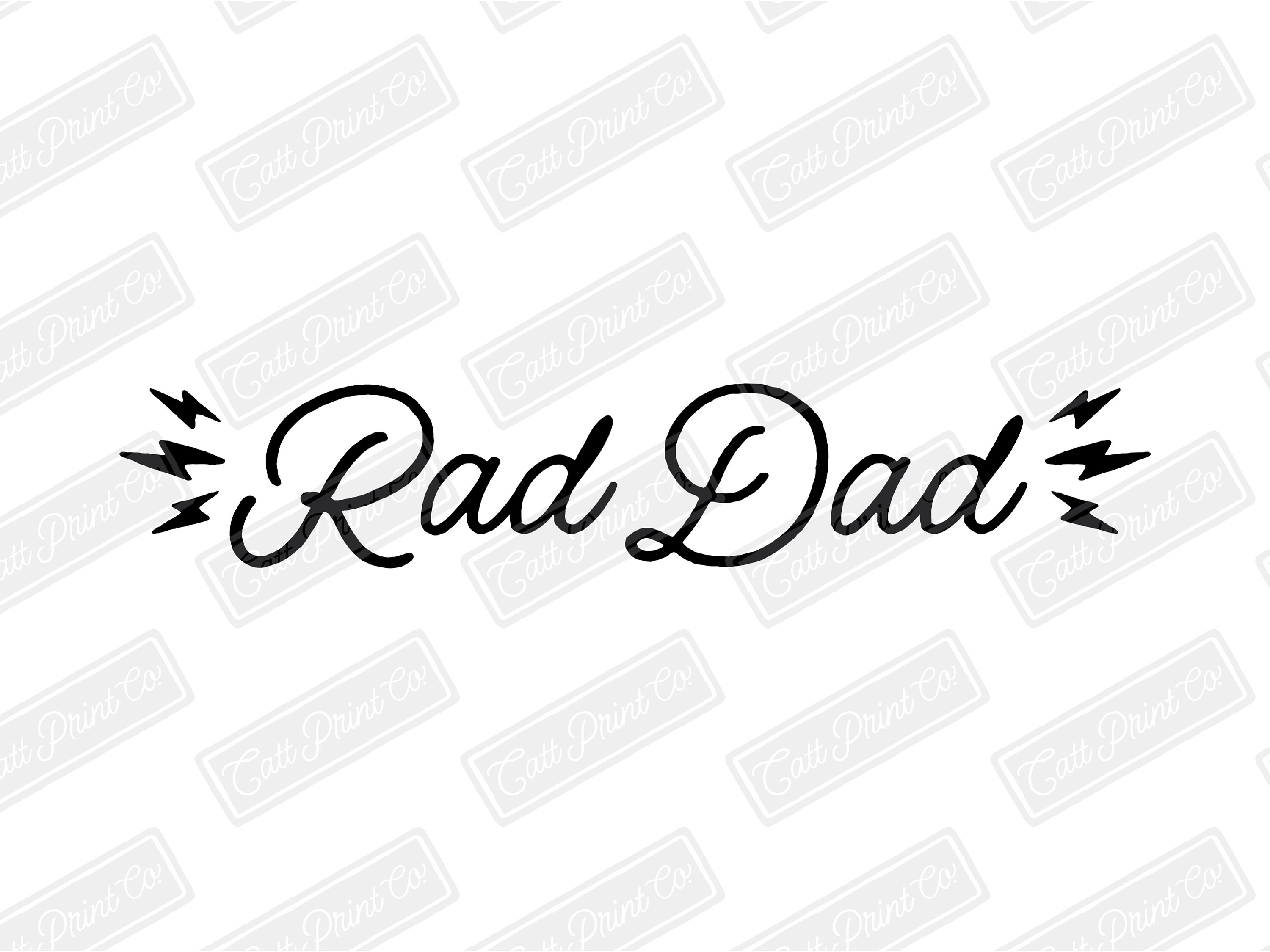 Rad Dad SVG, PNG, EPS Father's Day Gift Svg, Cool Dad Svg, Free Spirit ...