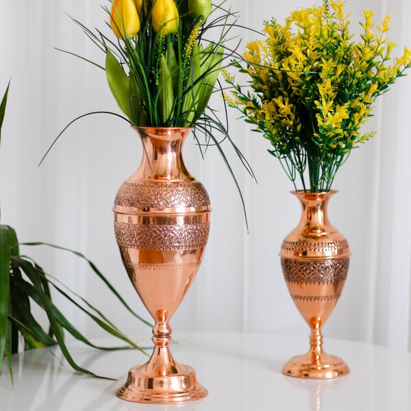 Copper Vases - Etsy