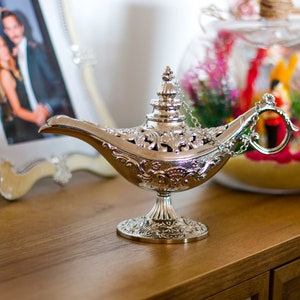 Aladdin's Magic Lamp, Genie Lamp, Incense Holder, Incense Burner ...