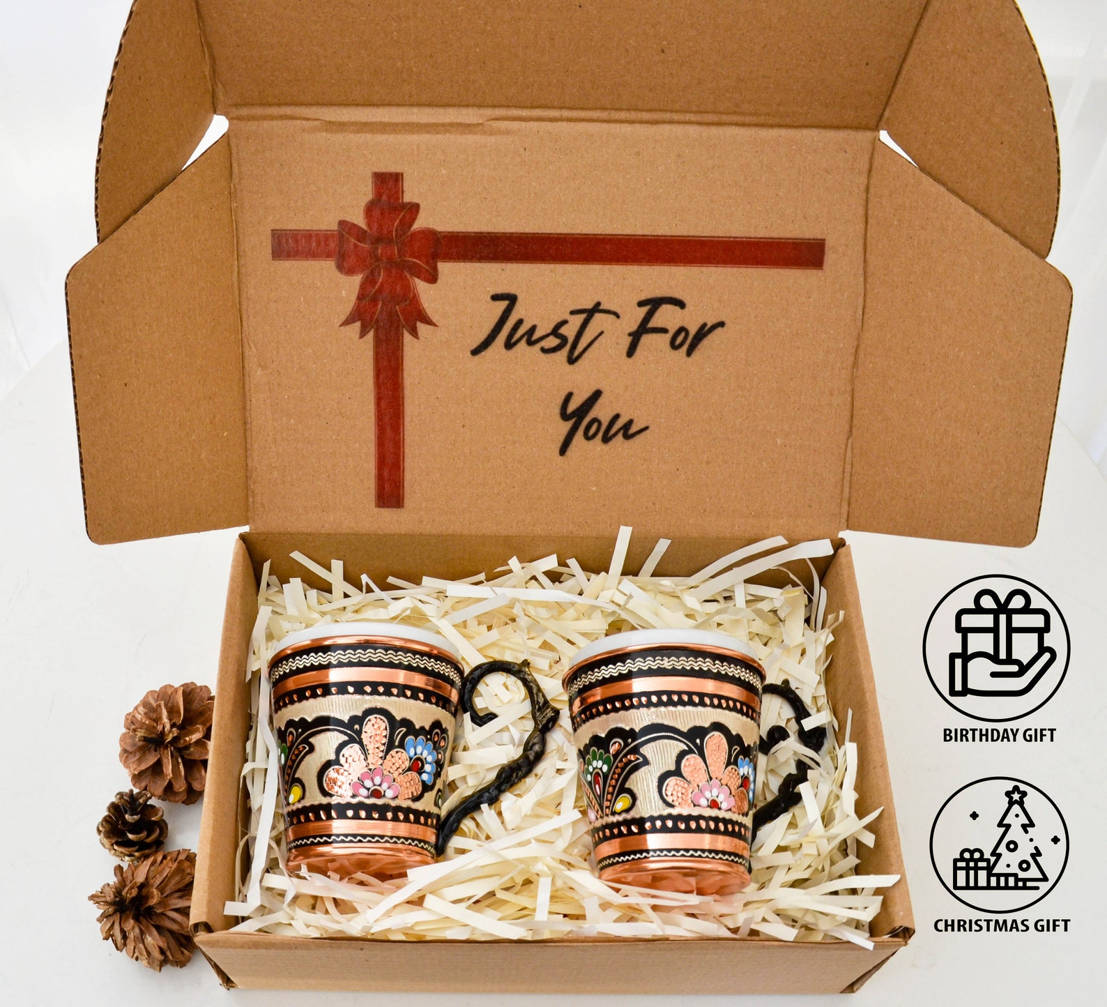 Copper Tea Cups Porcelain Coffee Cup Expresso Mugs - Etsy