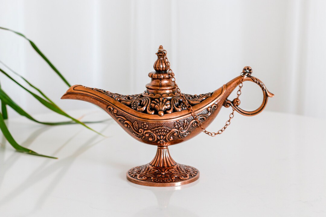 Aladdin's Magic Lamp, Genie Lamp, Incense Holder, Incense Burner ...